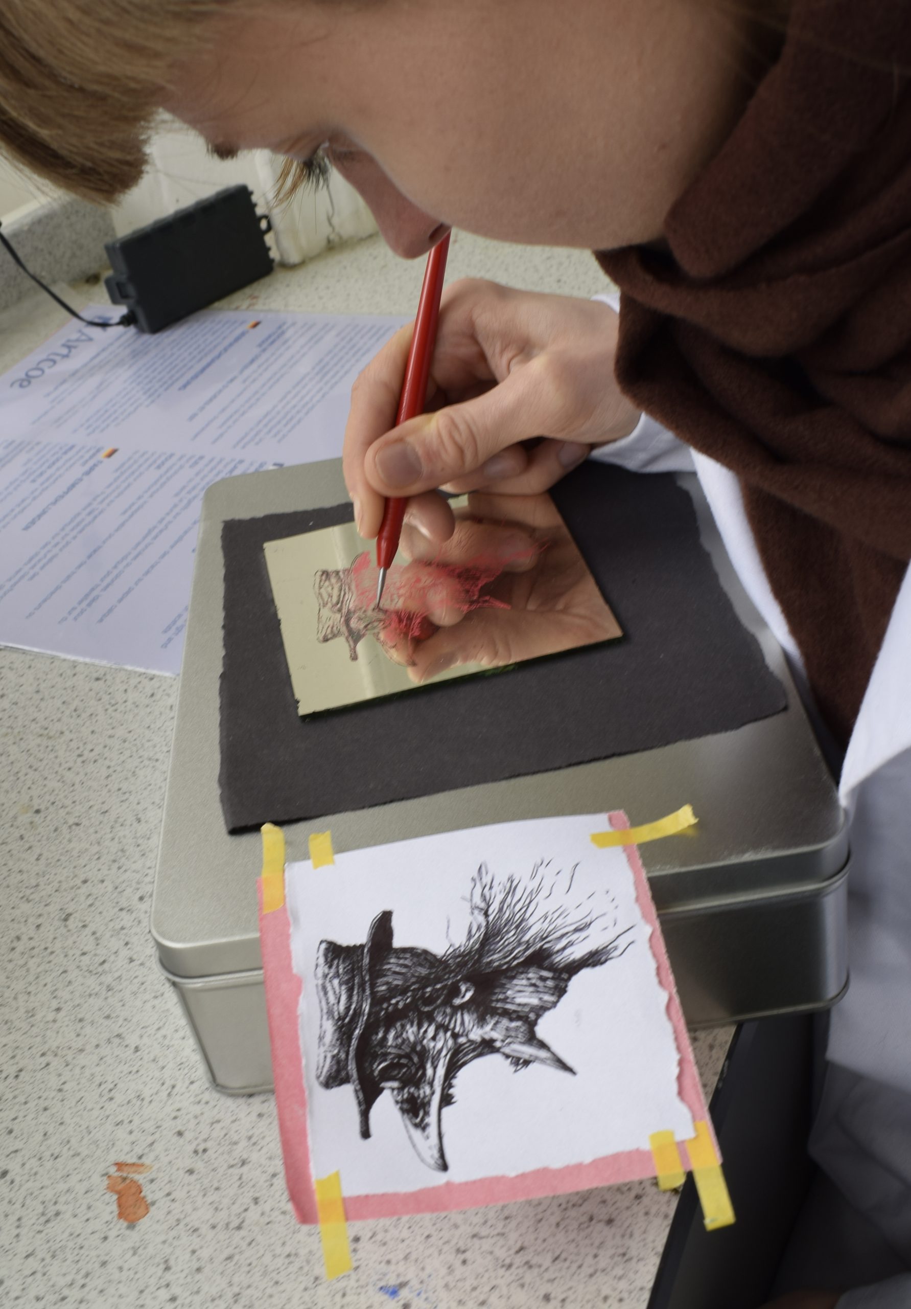 First Year – Gilding with Rian Kanduth | City & Guilds | London Art School