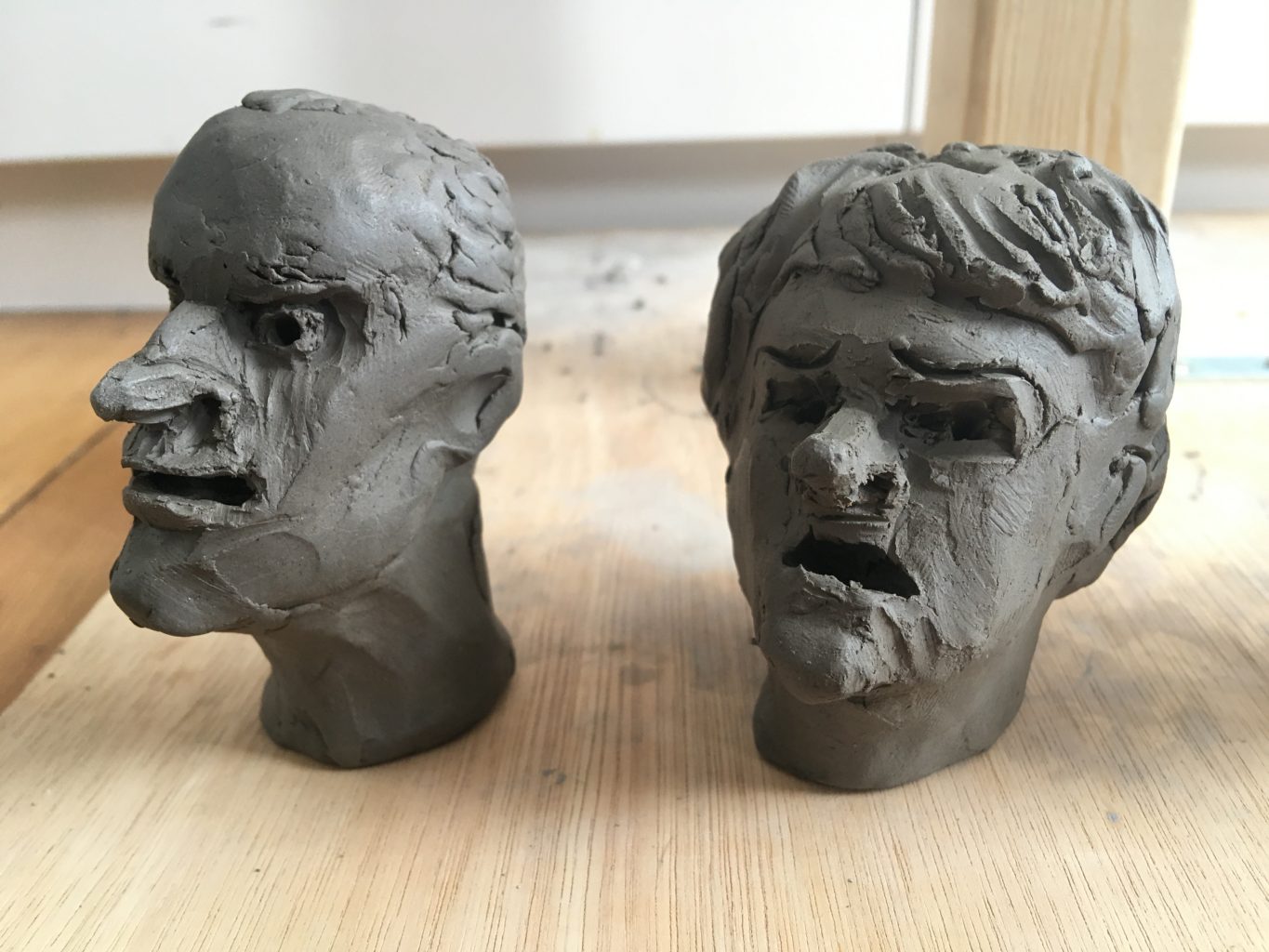 Head modelling in clay | City & Guilds | London Art School