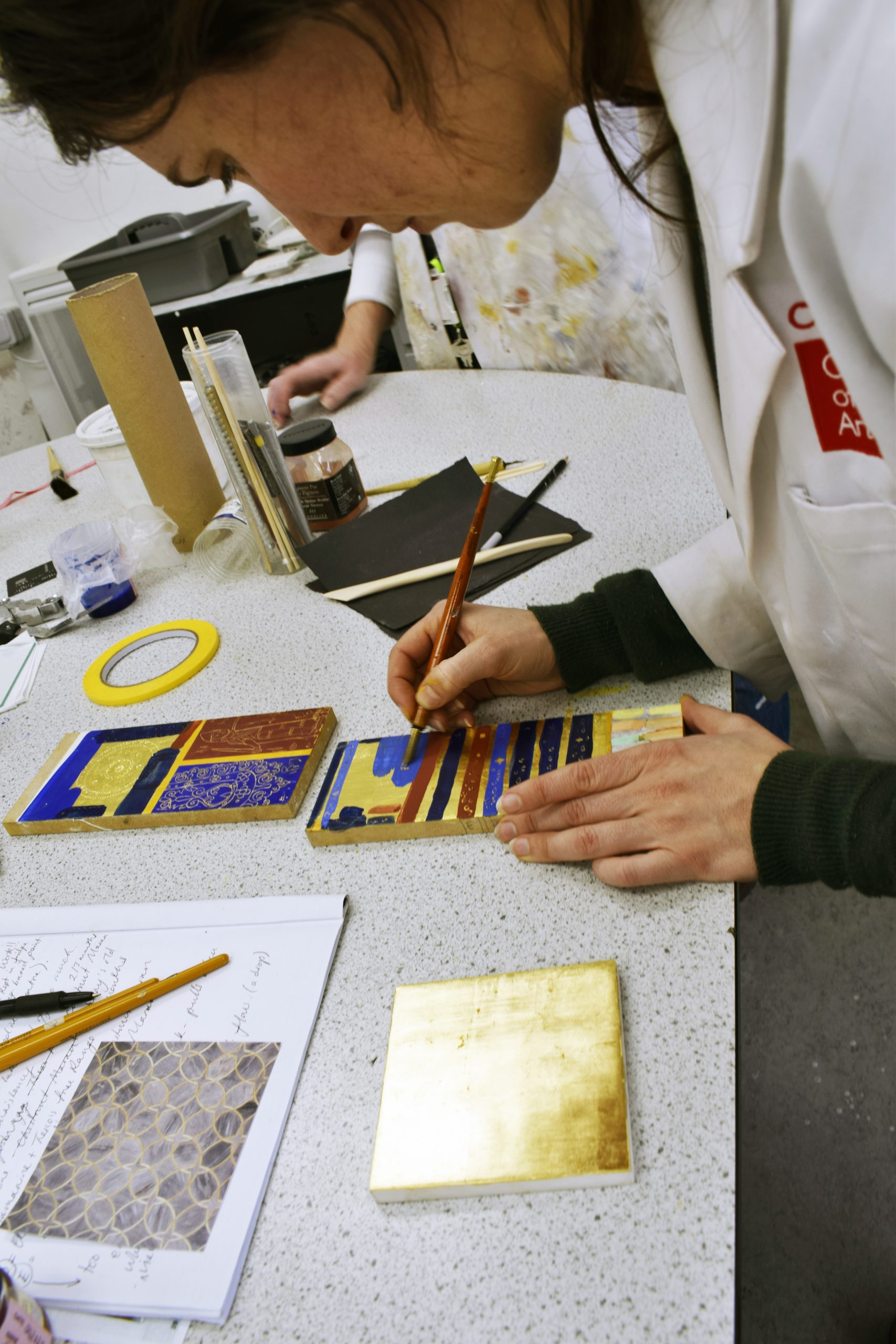 Oil gilding and verre eglomise with Rian Kanduth | City & Guilds ...