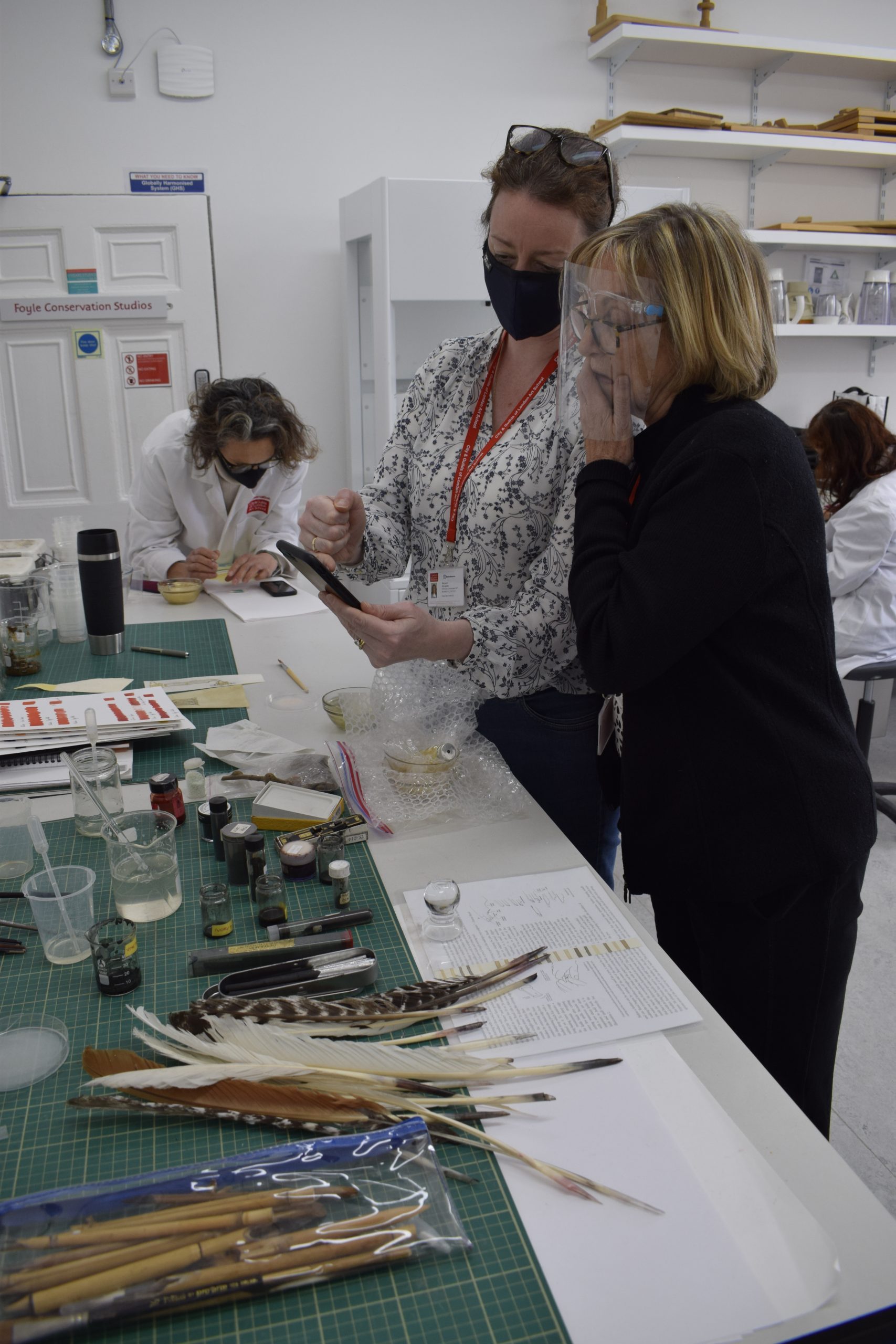 Books & Paper students study medieval colours | City & Guilds | London ...