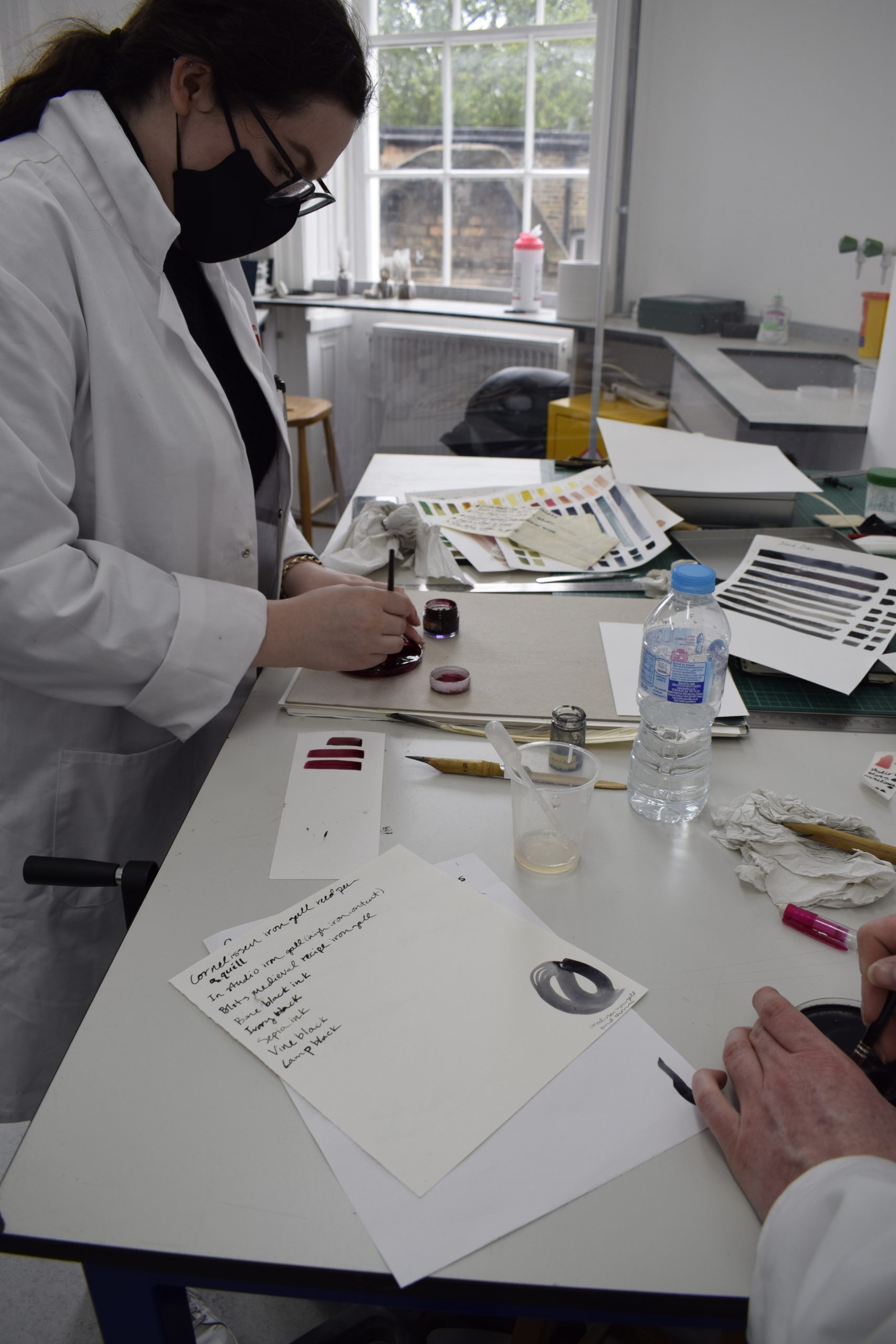 Books & Paper students study medieval colours | City & Guilds | London ...