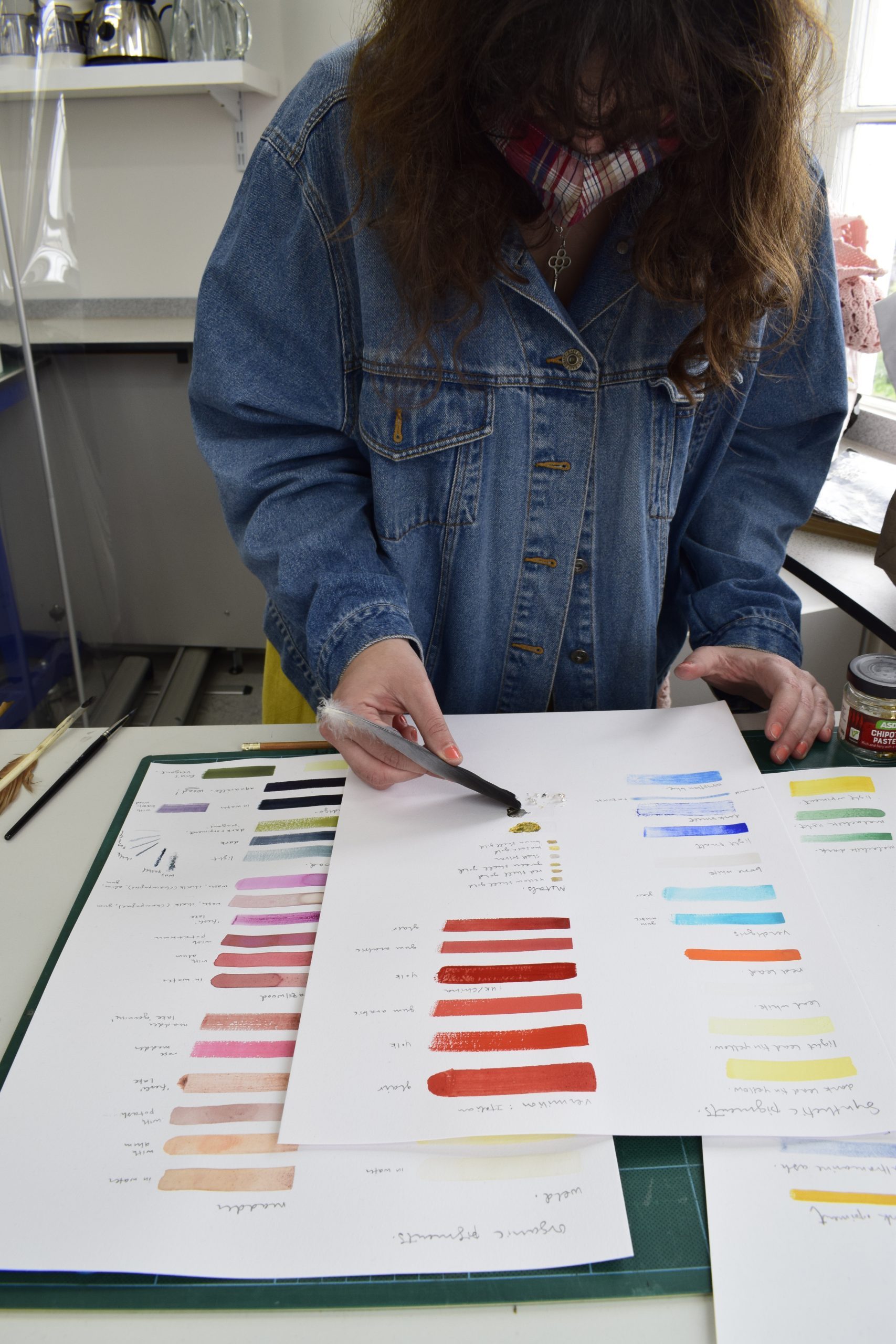 Books & Paper students study medieval colours | City & Guilds | London ...