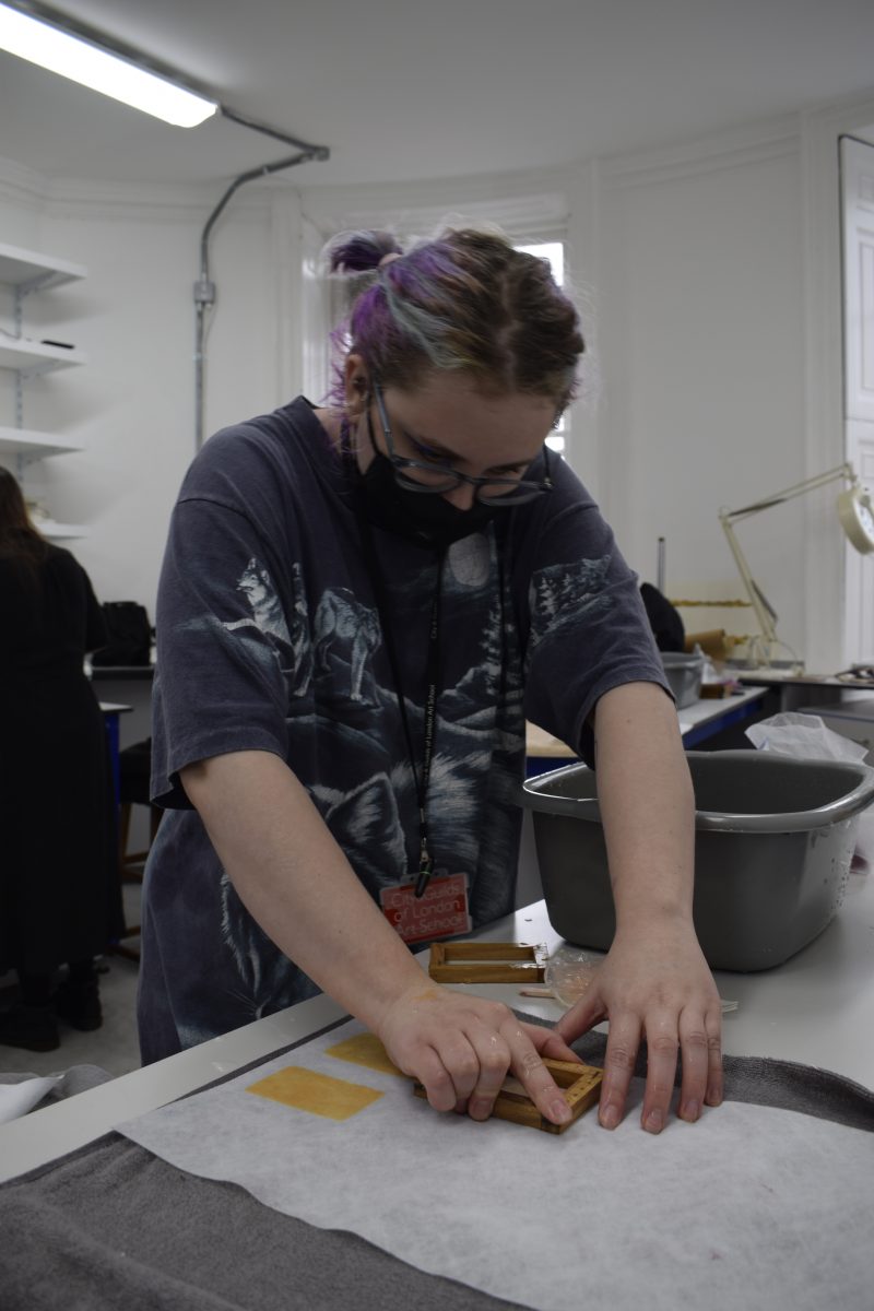 Books & Paper students learn paper-making techniques | City & Guilds ...