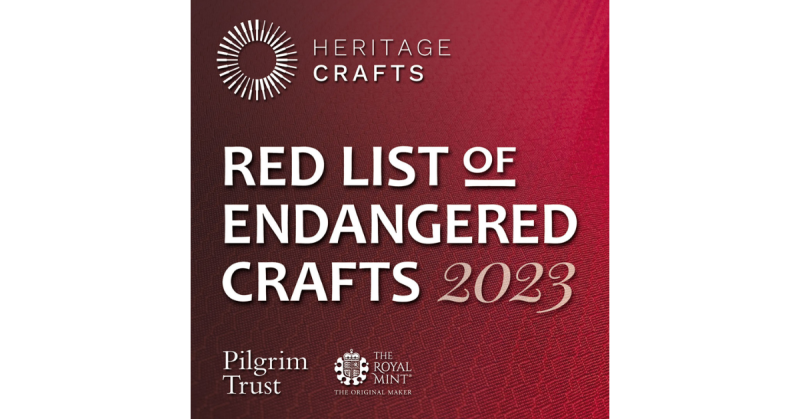 Heritage Crafts publish the Red List of Endangered Crafts 2023 | City ...